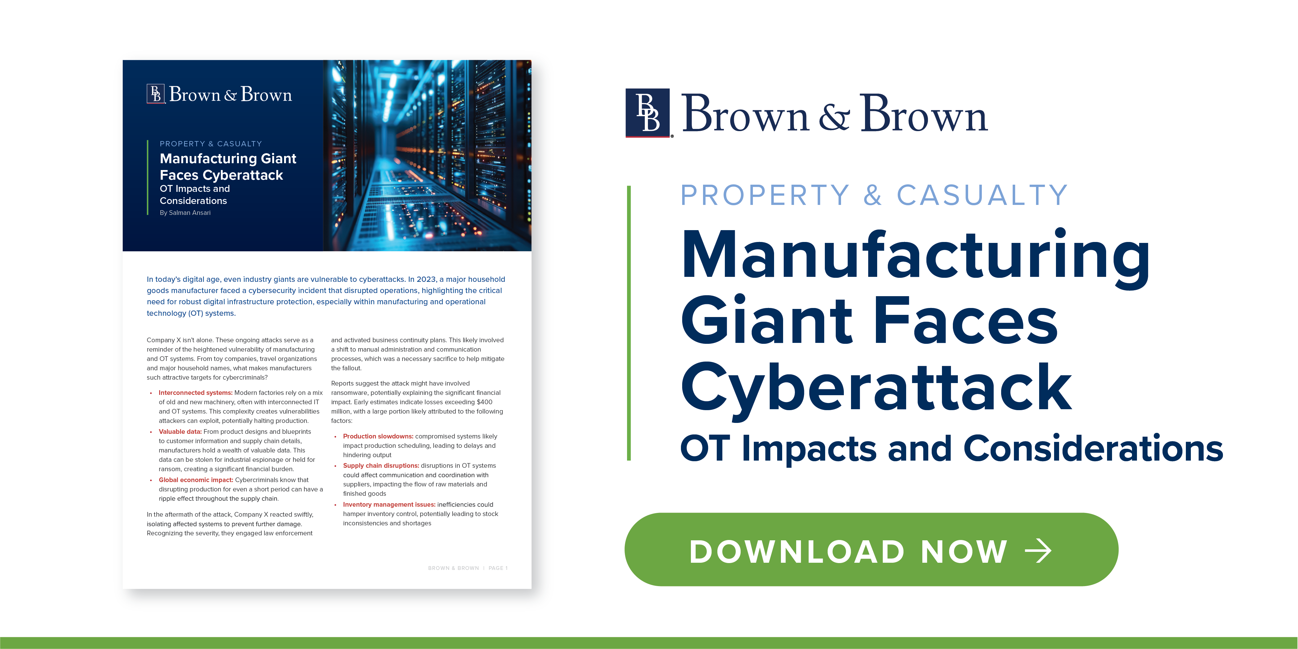 Manufacturing Giant Faces Cyberattack | OT Impacts and Considerations ...